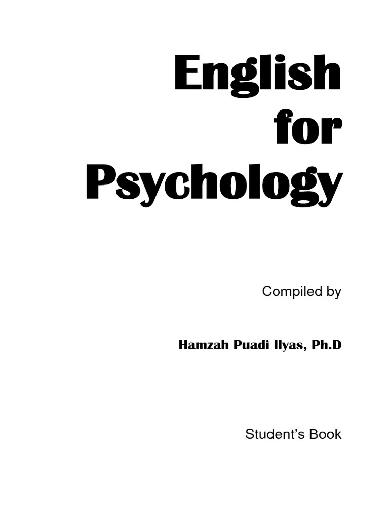 English for Psychology Students | PDF | Psychology | Mental Disorder