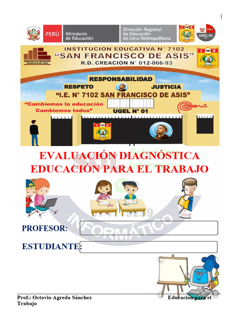 Evaluacion Diagnostica 5° Grado | PDF | Iniciativa empresarial | Evaluación