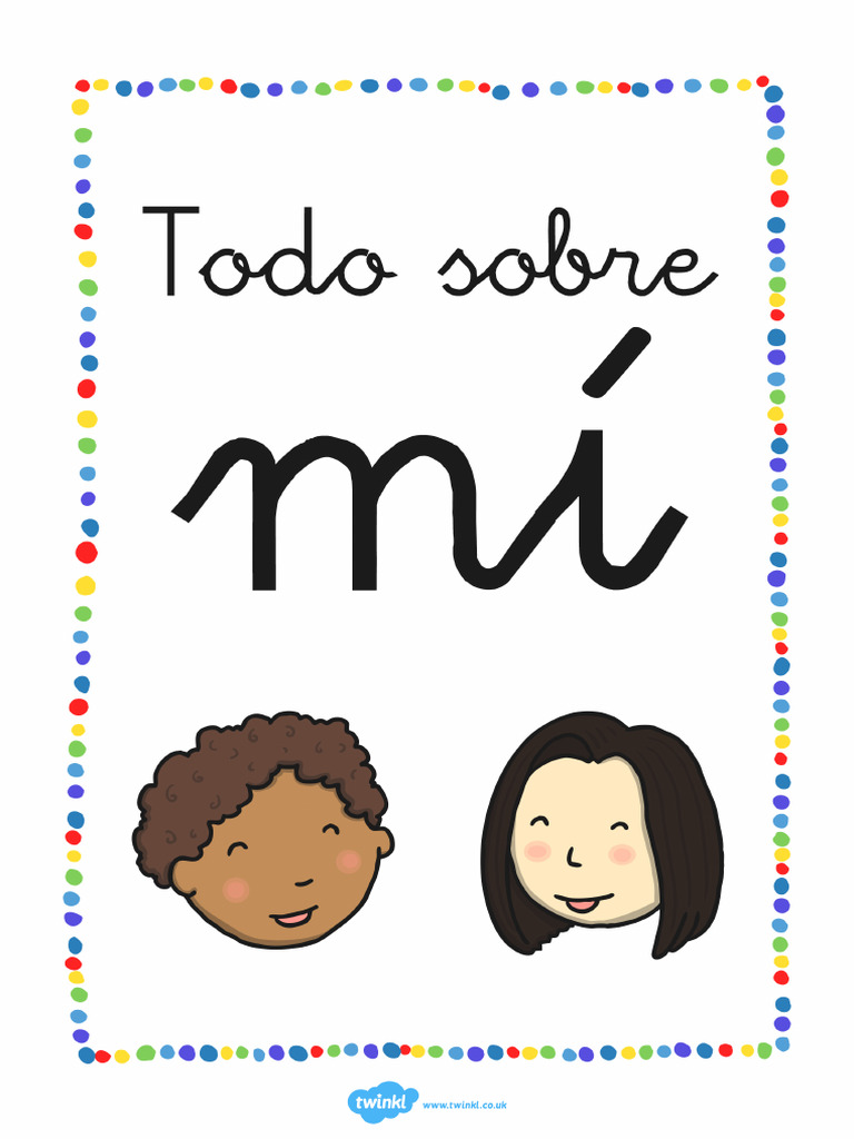 Cuadernillo de Todo Sobre Mi Historia | PDF