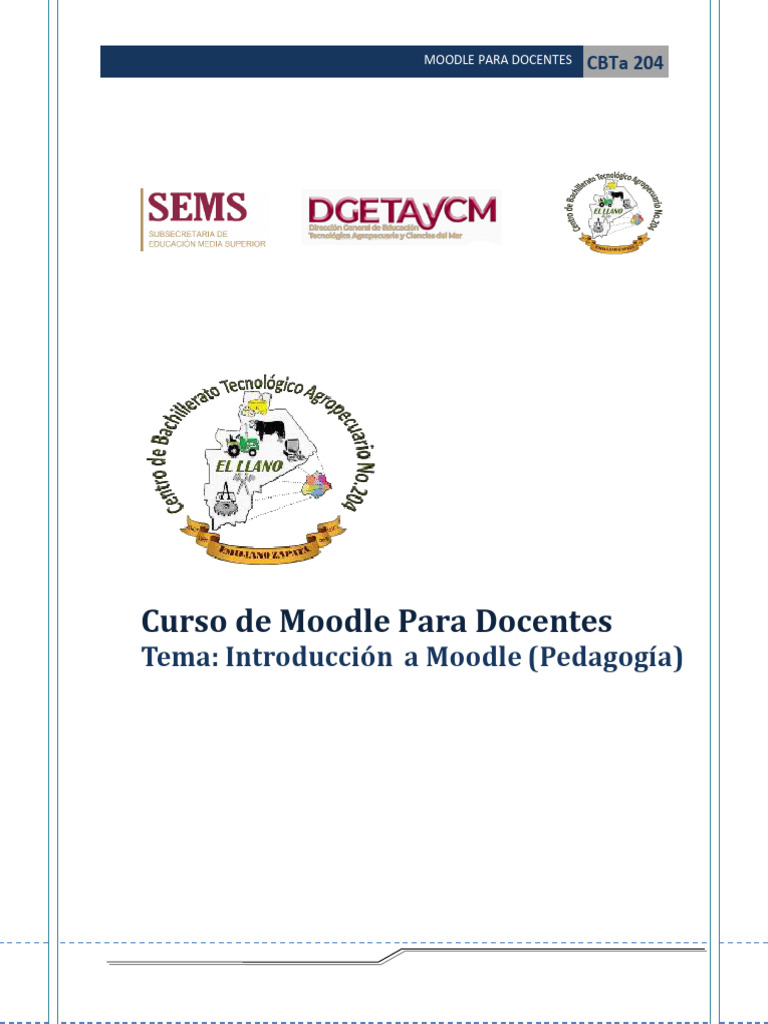 Recurso 2 Introduccion MOODLE | PDF | Moodle | Enseñando