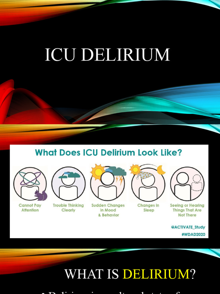 Icu Delirium | PDF