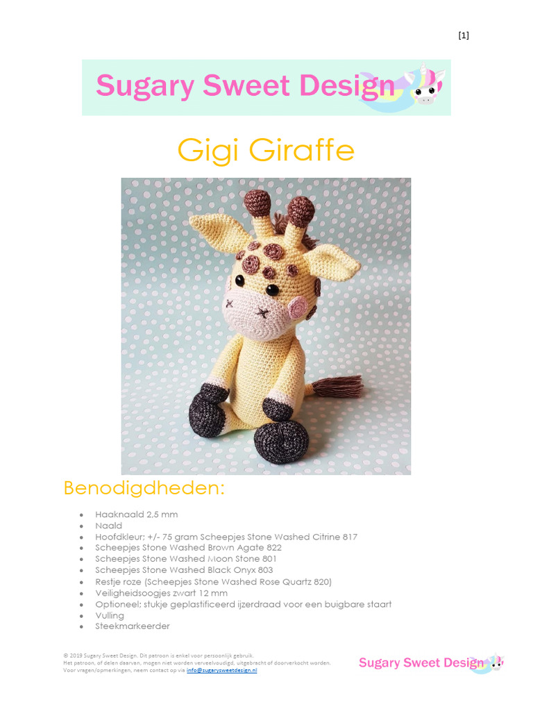 Gigi Giraffe | PDF
