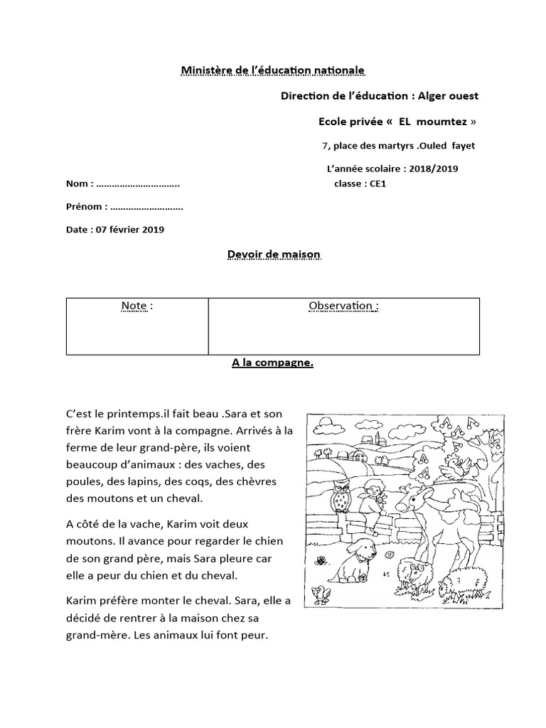 À La Ferme | PDF | Linguistique