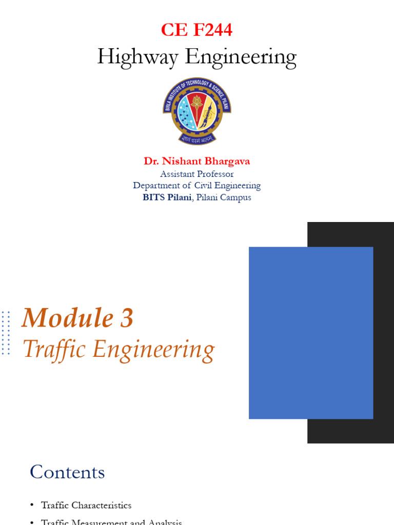 Module 3 Part 1 | PDF | Traffic | Speed Module 3 Part 1 | PDF | Traffic | Speed