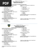 Encuesta de Intereses para Alumnos de Primaria Enfocados en La ...