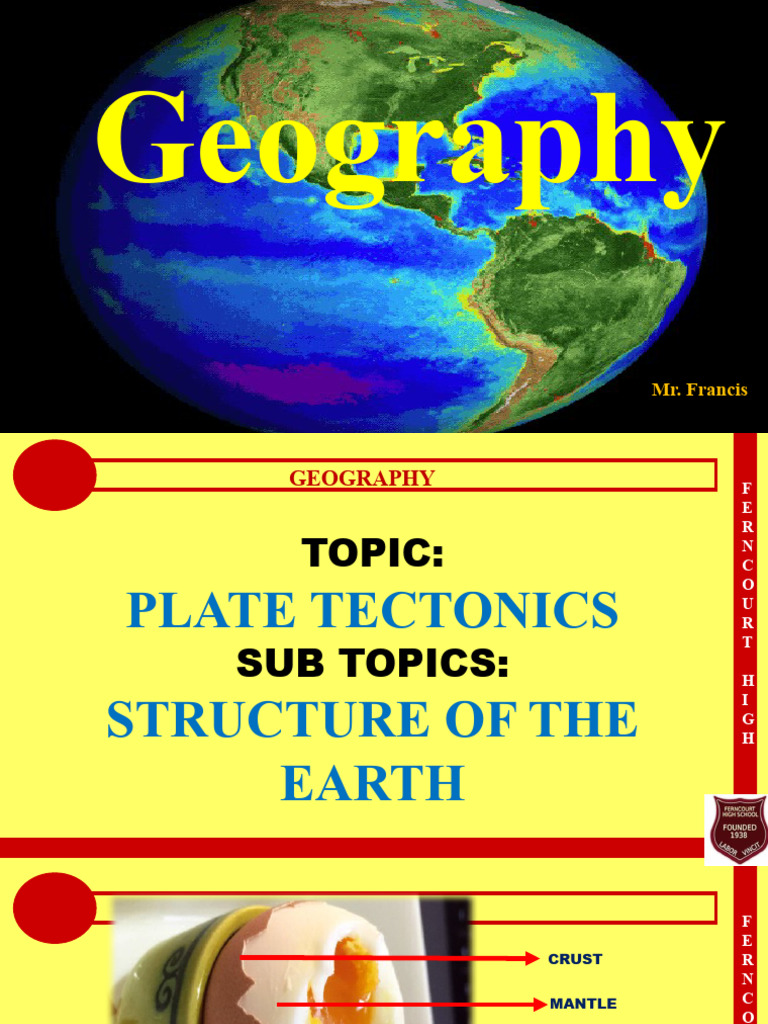 Structure of the Earth PPT | PDF | Crust (Geology) | Earth