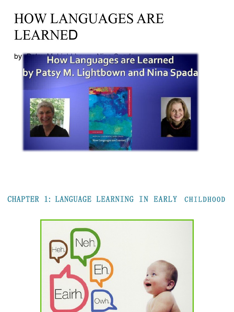 How Languages Are Learned - 1ST Chapter | Download Free PDF | Language ...