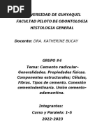 Tipos de Cemento Radicular: Acelular y Celular | PDF | Ramas de ...