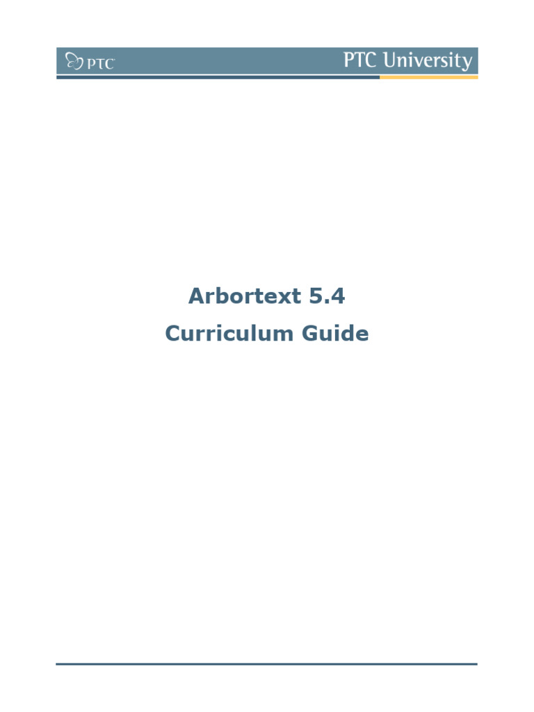 Curriculum Guide Arbortext-54 | PDF | Computing