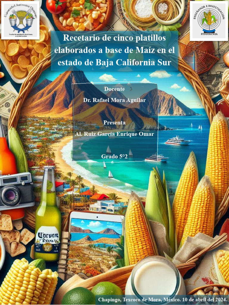 Recetas de Maíz en Baja California Sur | PDF | Maíz | Cocina mexicana