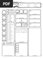DND 5E CharacterSheet FormFillable | PDF | Storytelling | Role Playing