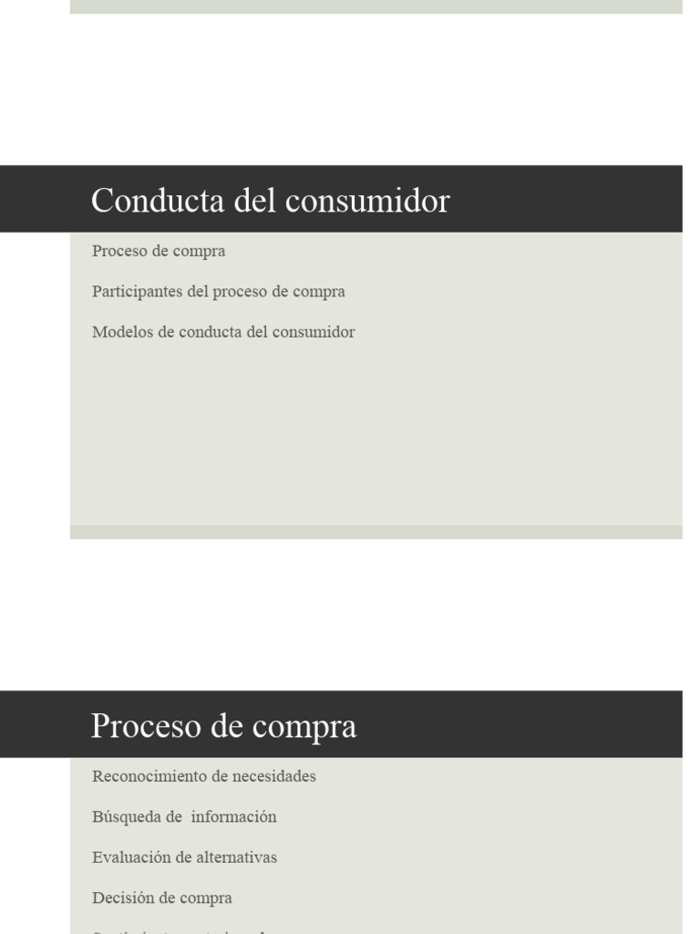 Etapas y Modelos del Proceso de Compra | PDF | Los consumidores | Comportamiento