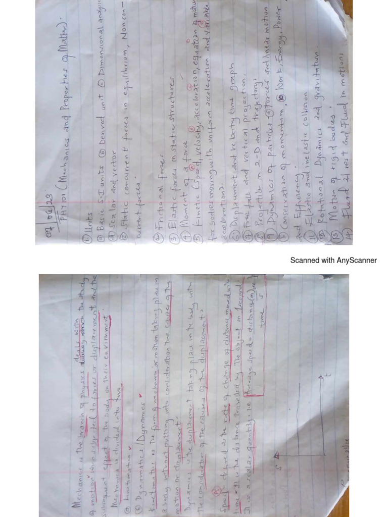 Phy101 Complete Note | PDF