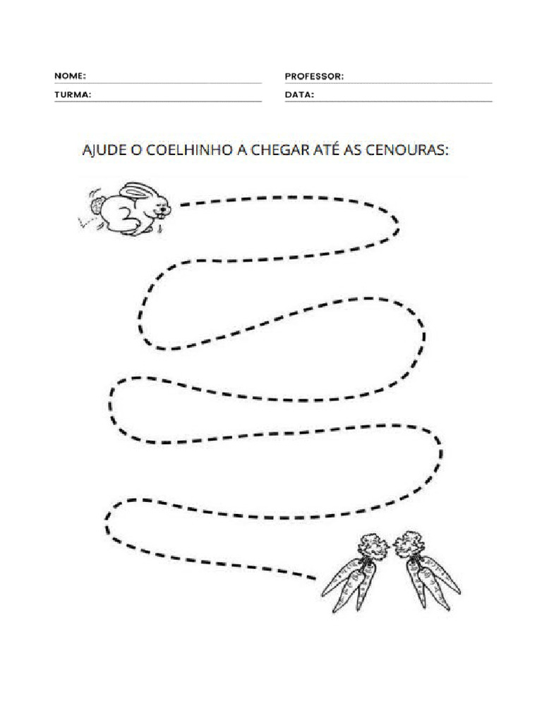 Atividade Tracejado | PDF