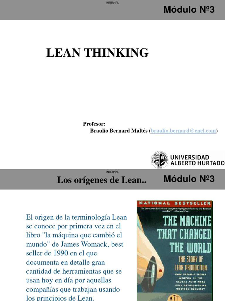 2024 04 16 Módulo Nº3 LEAN-VSM | PDF | Lean Manufacturing | Negocios económicos