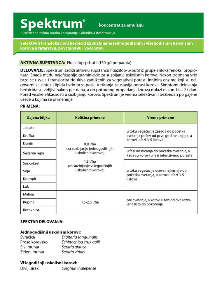 Detalji Spektrum | PDF
