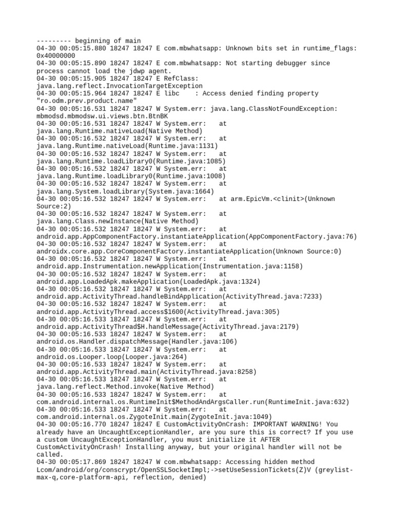Logcat | PDF | Mobile App | Android (Operating System)