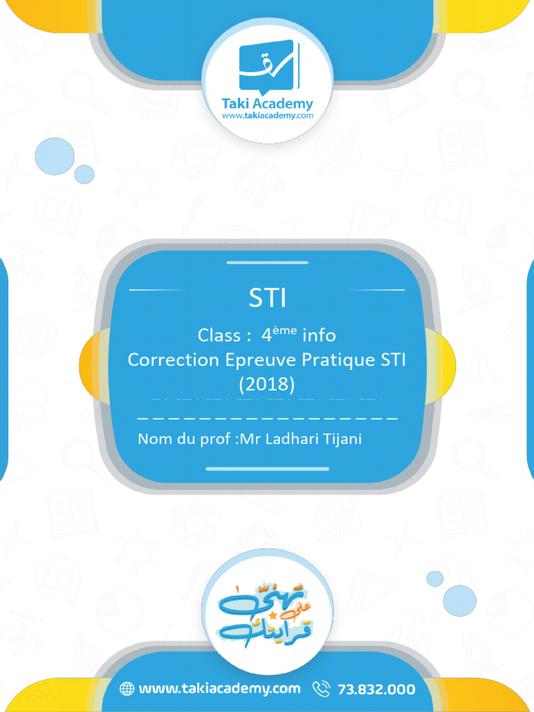 646625a35afb0 - Énoncé - Epreuve Pratique STI (2018) | PDF | Bases de données | JavaScript