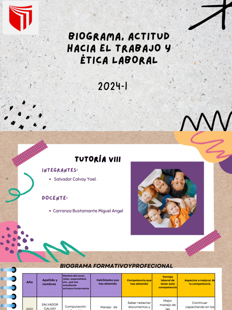 Biograma y Aptitud Tutoria 8 | PDF