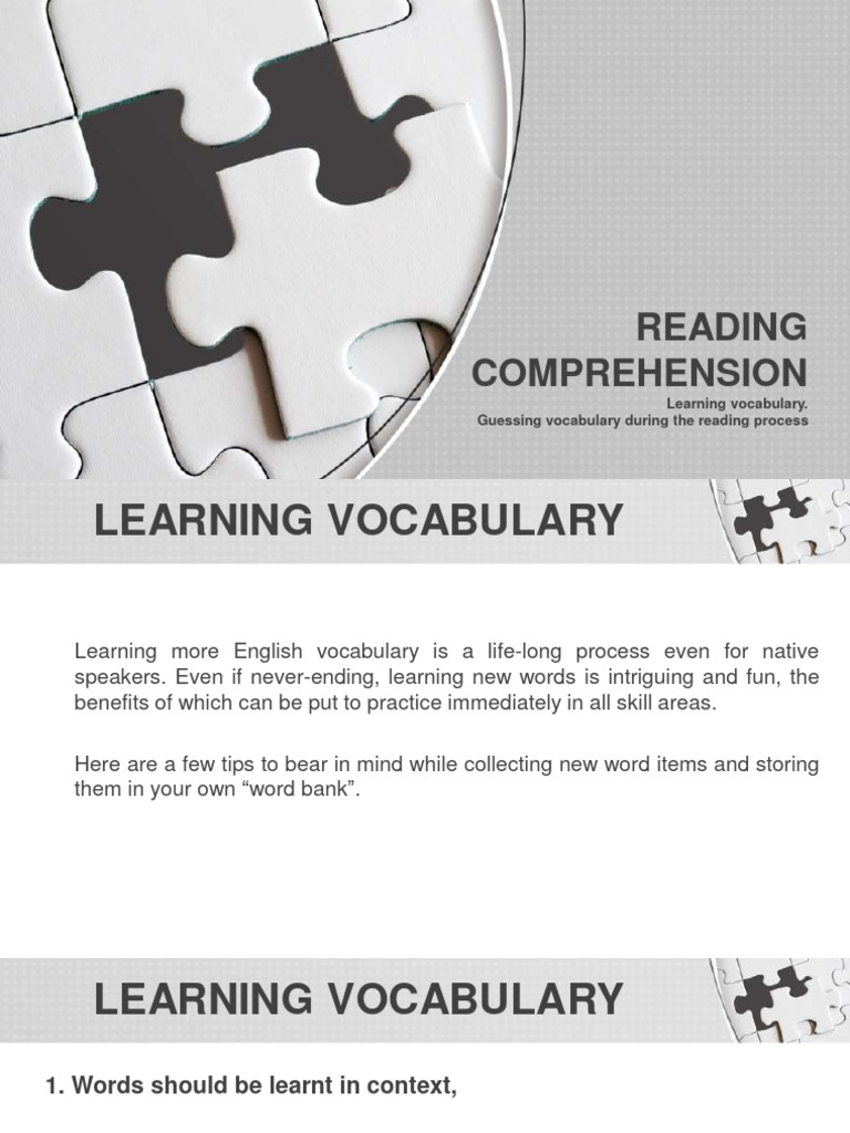 Learning Vocabulary | PDF | Vocabulary | Part Of Speech
