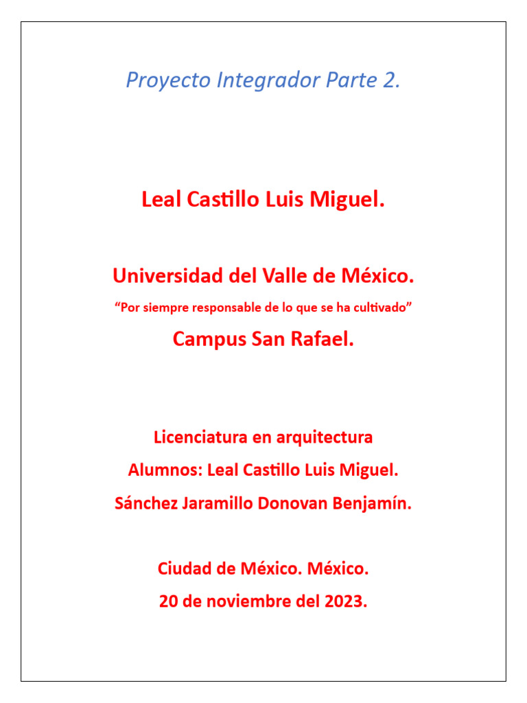 Act#9-Proyecto Integrador - LCLM, SJBD | PDF | Viga (Estructura) | pared