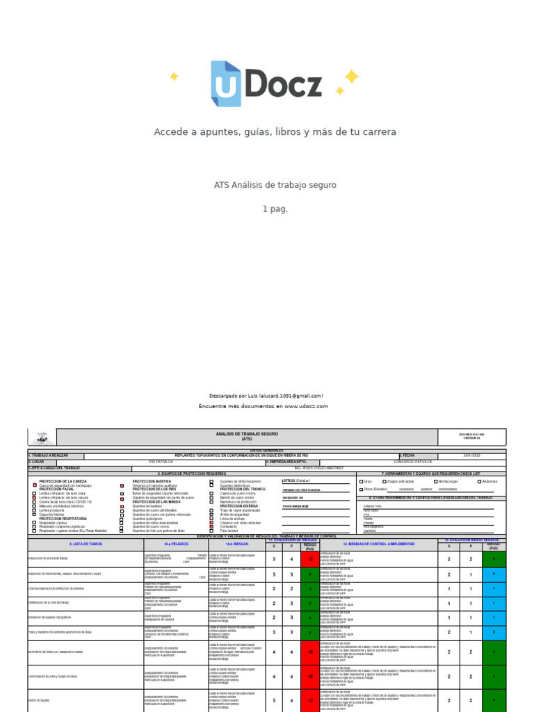 Ats Analisis de Trab 487380 Downloadable 5811699 | PDF