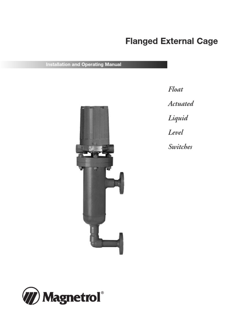 Liquid Level Switch Flanged Manual 46-605.20 2017 | PDF | Switch | Valve