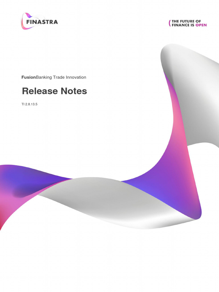 FBTI 2.8.13.5 Release Notes | PDF | Letter Of Credit | Trademark