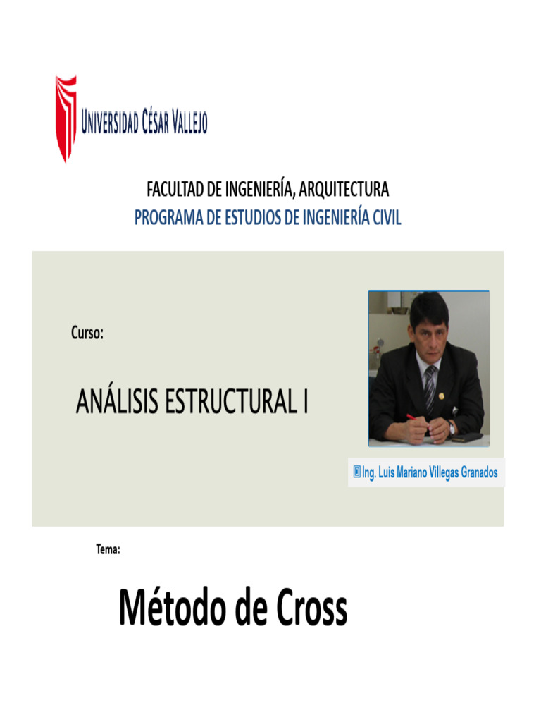 SESIÓN #11 Analisis Estructural | PDF | Viga (Estructura) | Rigidez