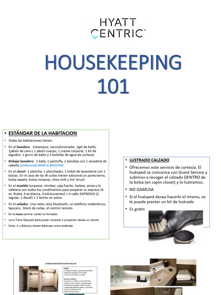 Housekeeping 101 | PDF