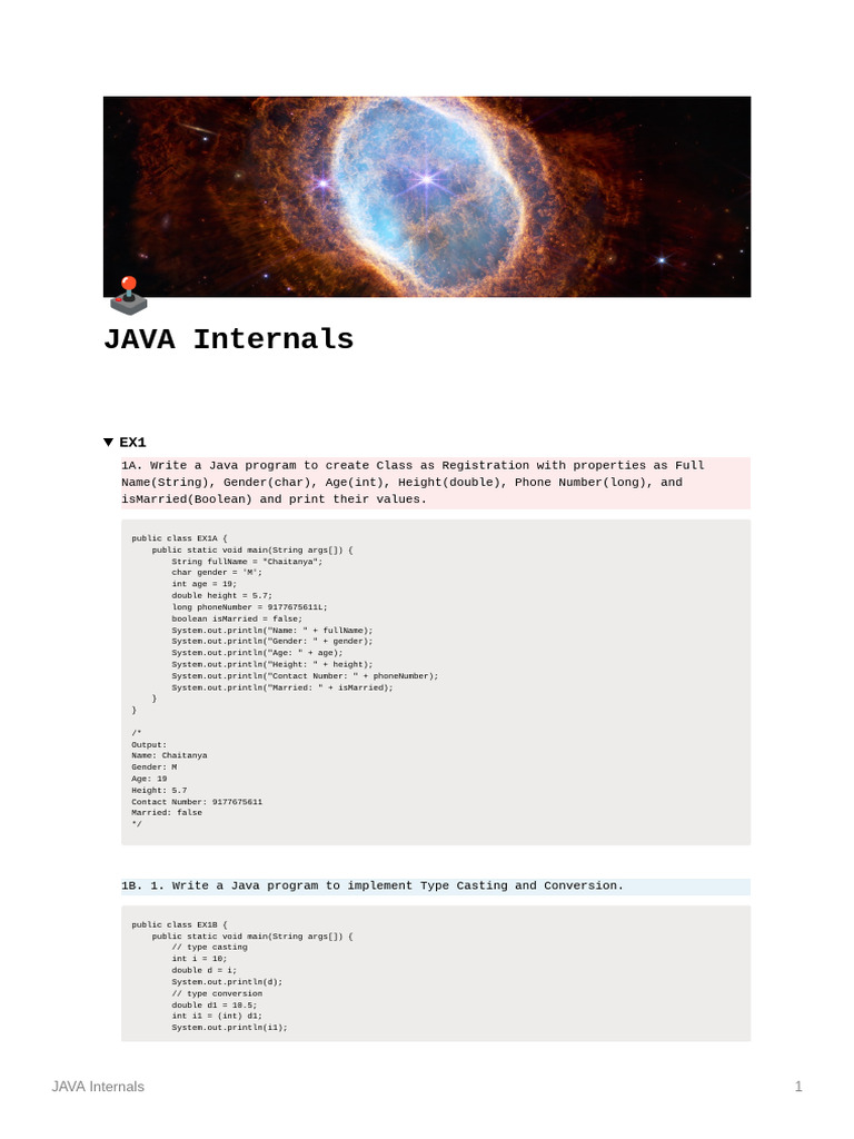 Java Internals Pdf Method Computer Programming Constructor Object Oriented Programming