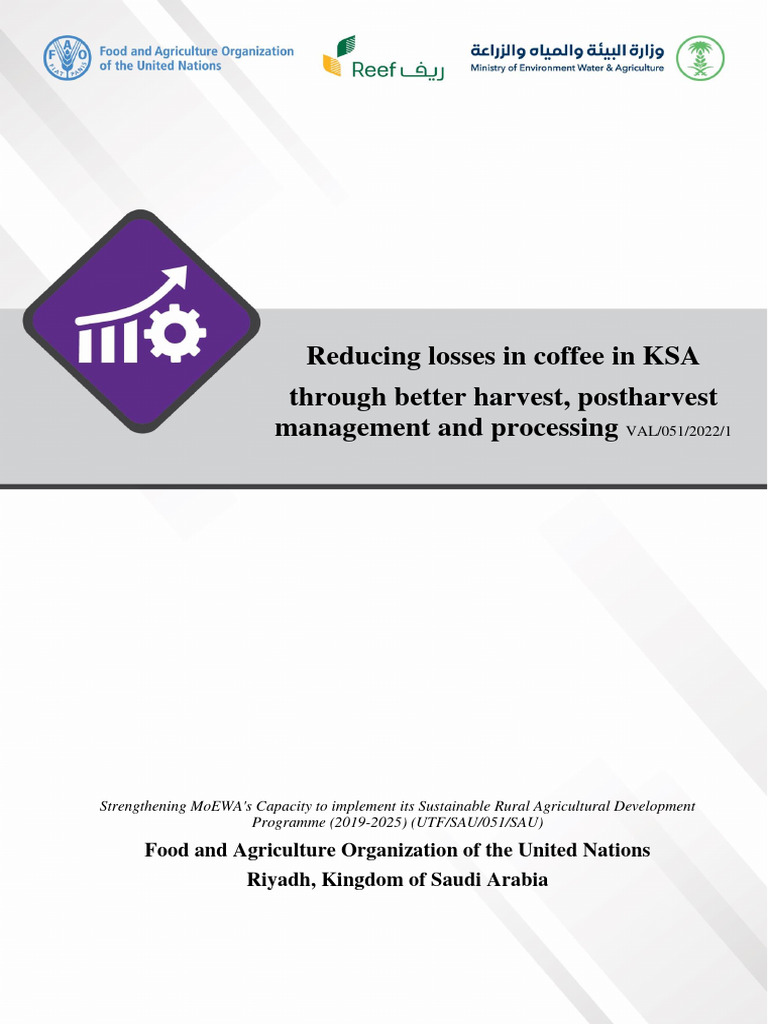VAL-2022-Reducing Losses in Coffee in KSA - TC | PDF | Agriculture | Coffee