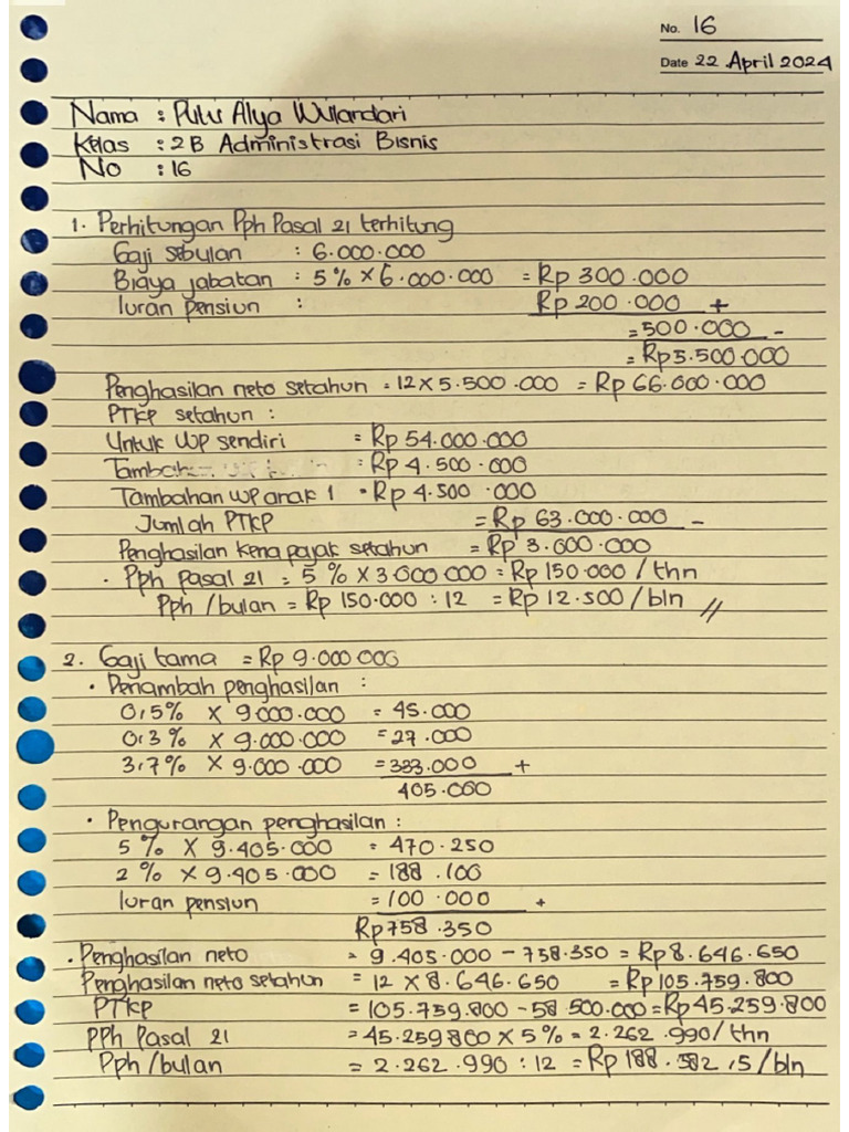 Perpajakan Alya | PDF