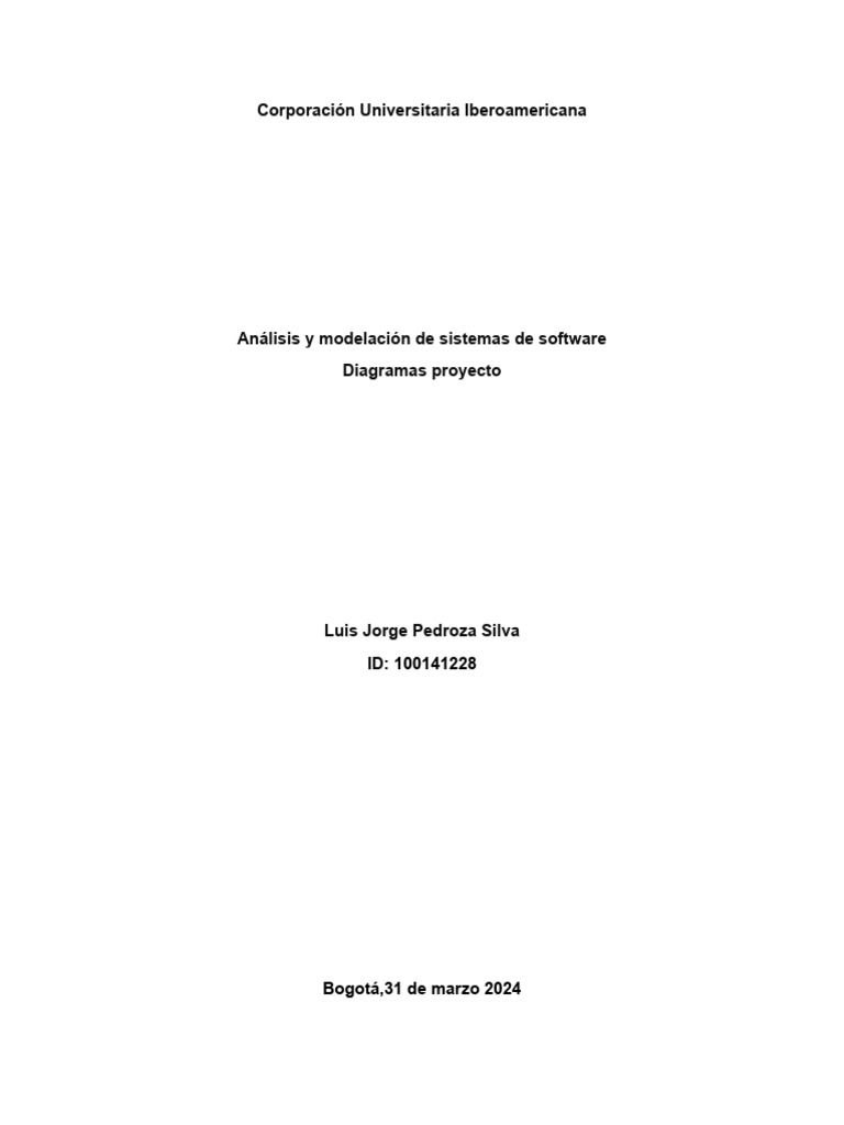 Analisis y Modelamiento de Software | PDF | Software | Caso de uso