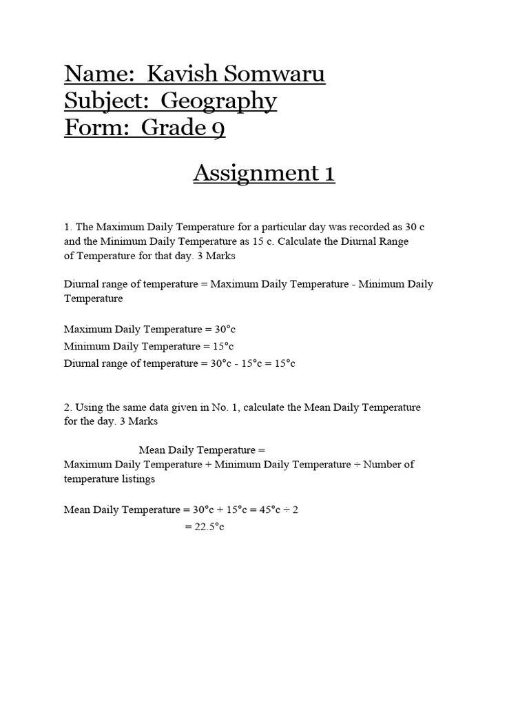 Geography | PDF | Temperature | Thermodynamics