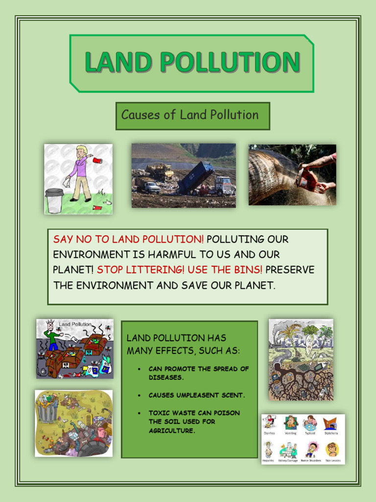 Land Pollution: Causes and Effects | PDF