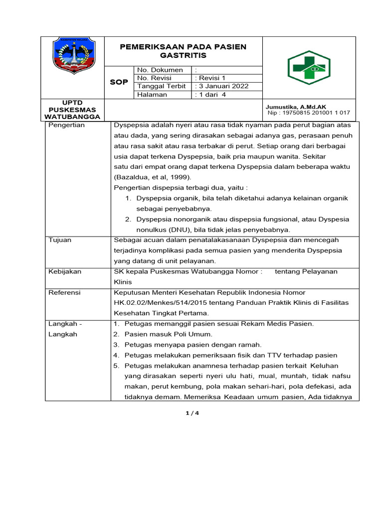 SOP Aplikasi Ide Jamu 2022 | PDF