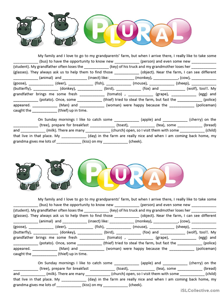 Text - Plural of Nouns | PDF | Cooking, Food & Wine