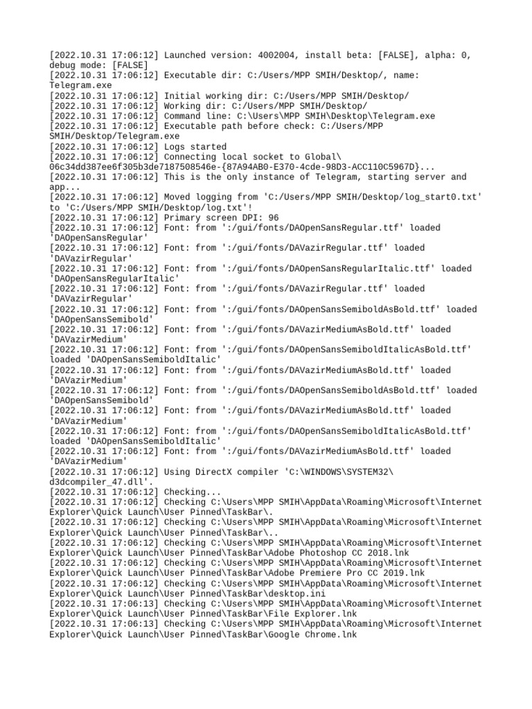 Log | PDF | Computing Platforms | Microsoft Software