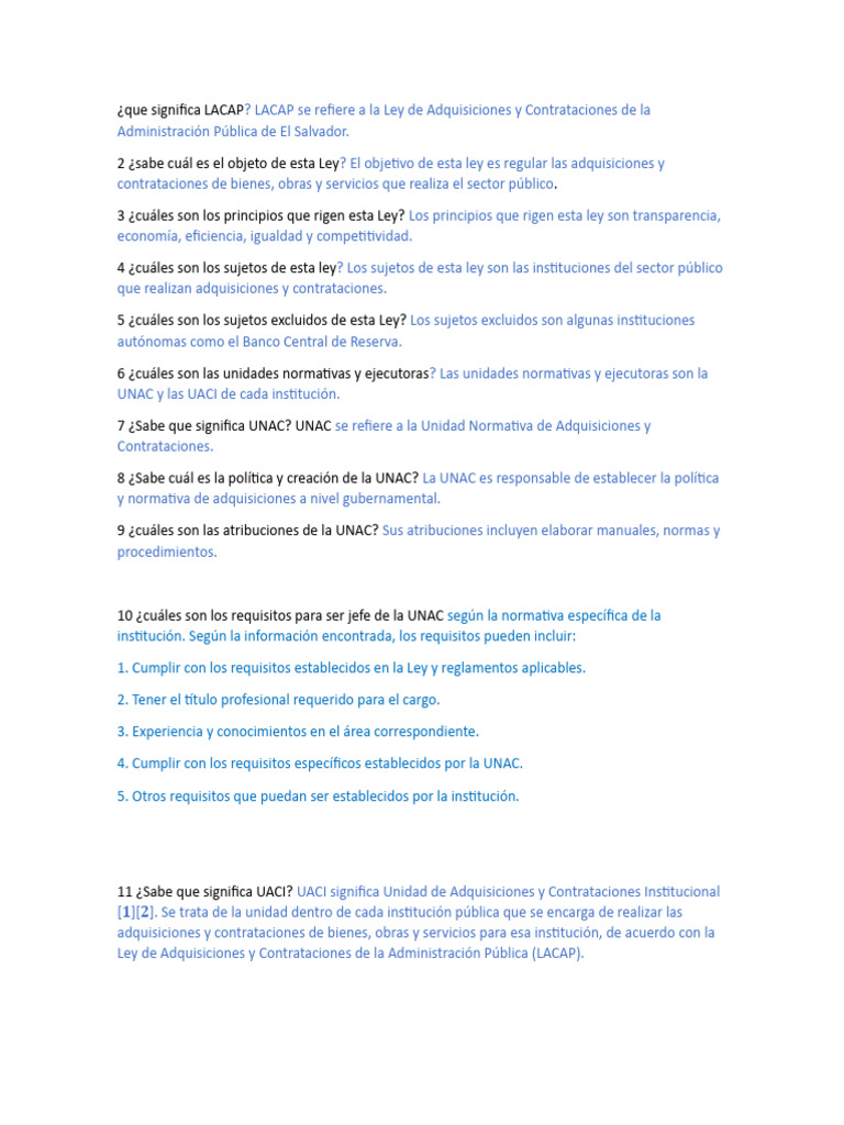 Que Significa LACAP | PDF | Institución | Administración Pública