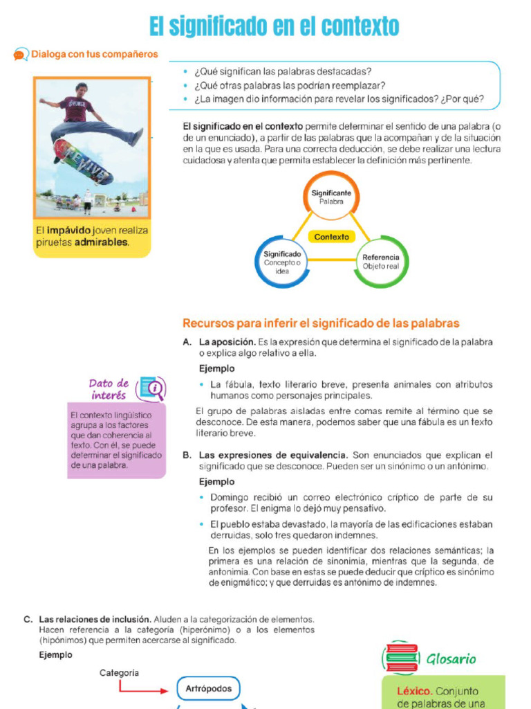 Sesión 01 El Significado en El Contexto | PDF