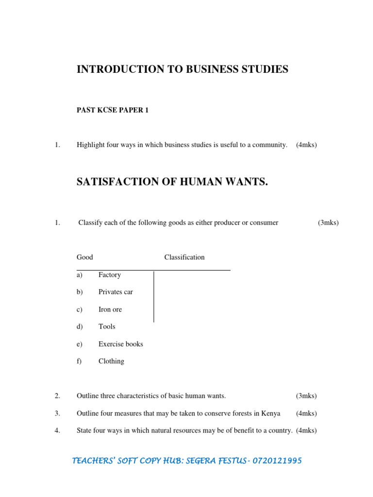 Business Studies Topical Qs | PDF | Debits And Credits | Supply (Economics)