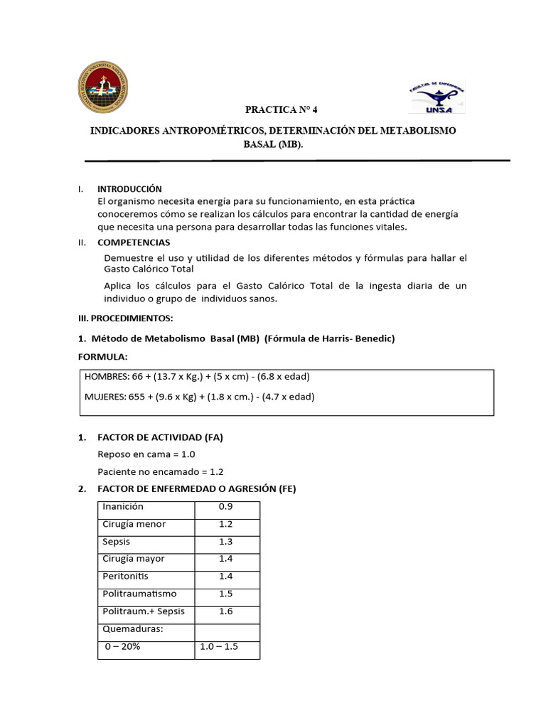 PRACTICA N 4 (1) | PDF | Índice de masa corporal | Tamaño humano