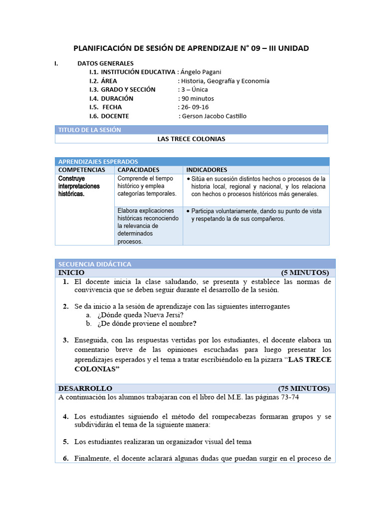 Sesion 9 | PDF | Aprendizaje | Modificación de comportamiento