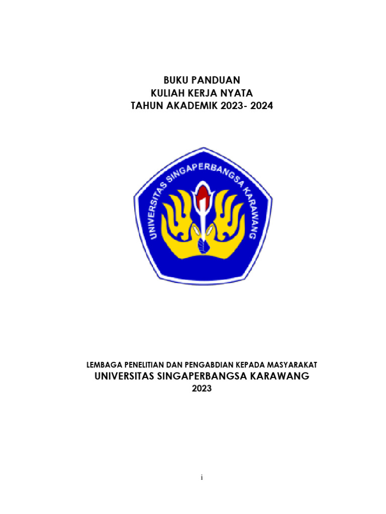 Panduan KKN Unsika TA 2023-2024 Gel2 | PDF | Karier & Perkembangan