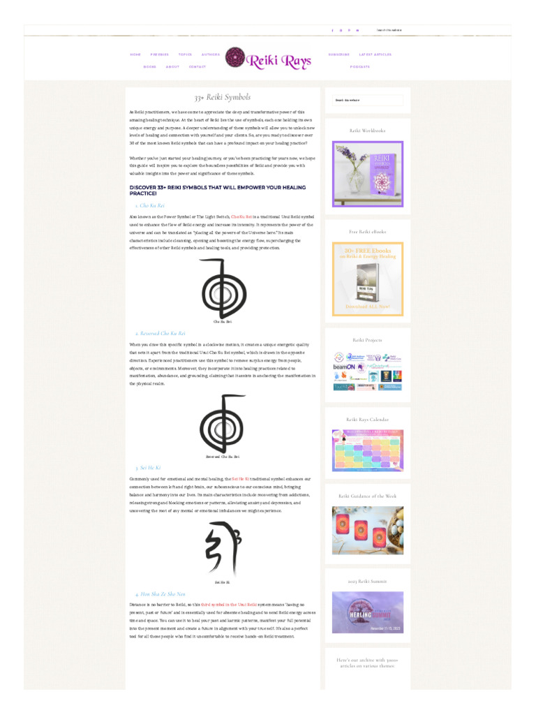 reikirays-com-33-reiki-symbols-to-empower-your-healing-practice- | PDF ...