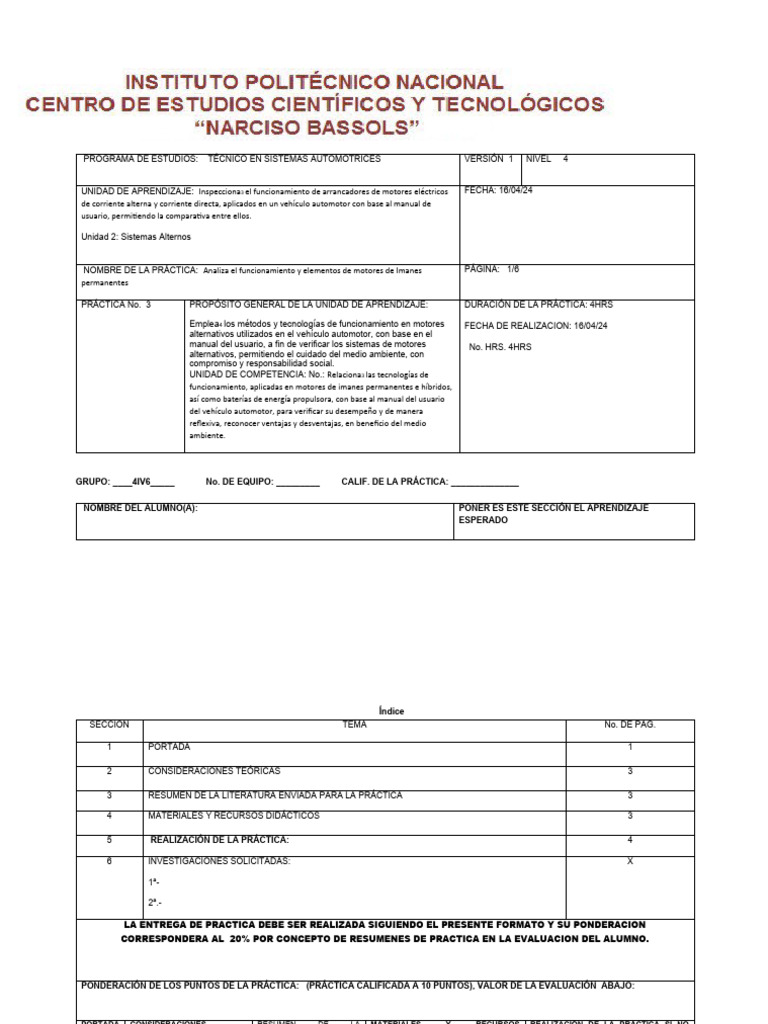 Pract 3 Motores | PDF | Imán | Motores