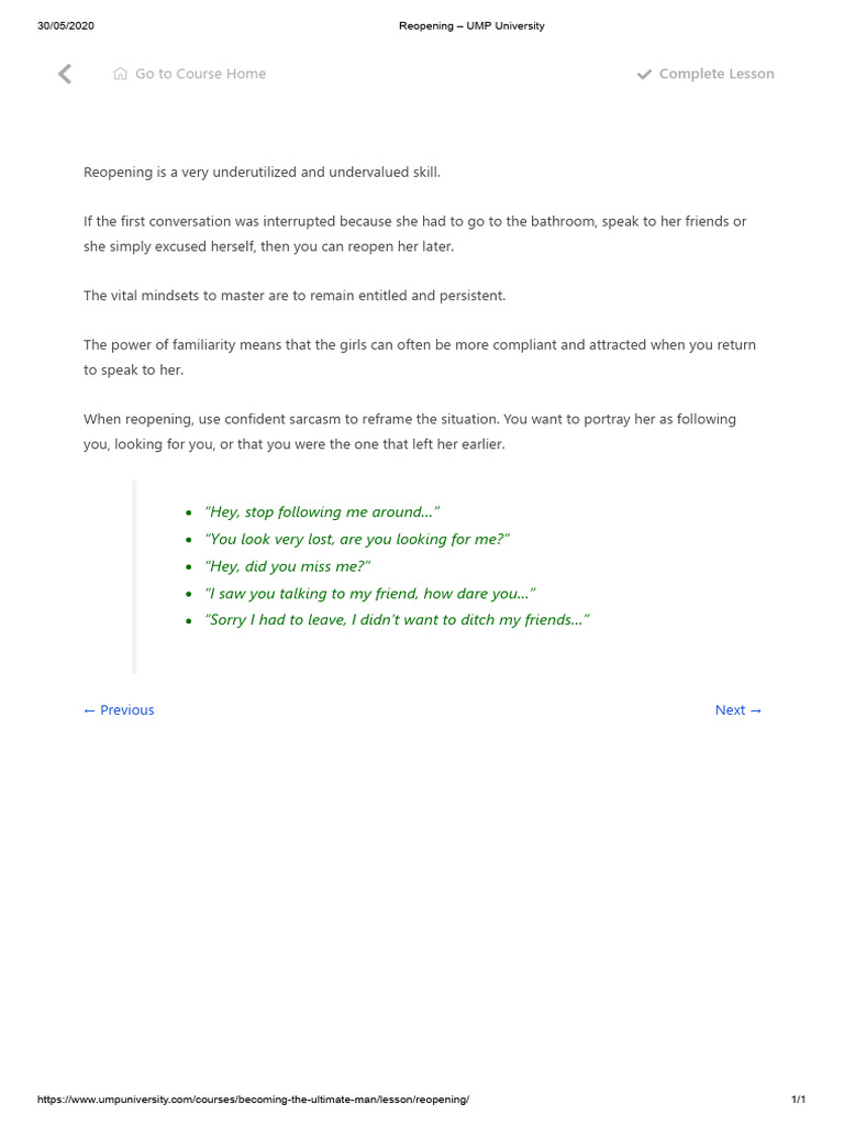 26 - Reopening | PDF | Career & Growth | Wellness