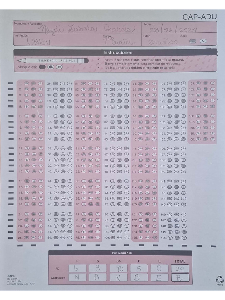 Pruebas Cap ADU | PDF