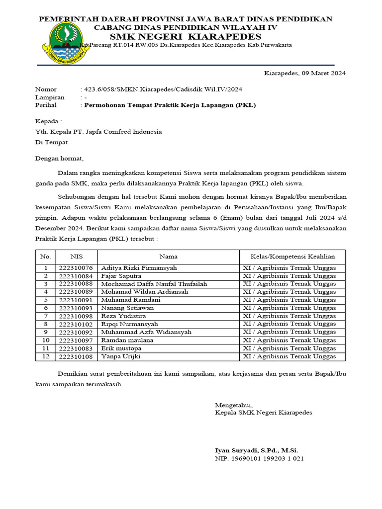 PT. Japfa Comfeed Indonesia... | PDF